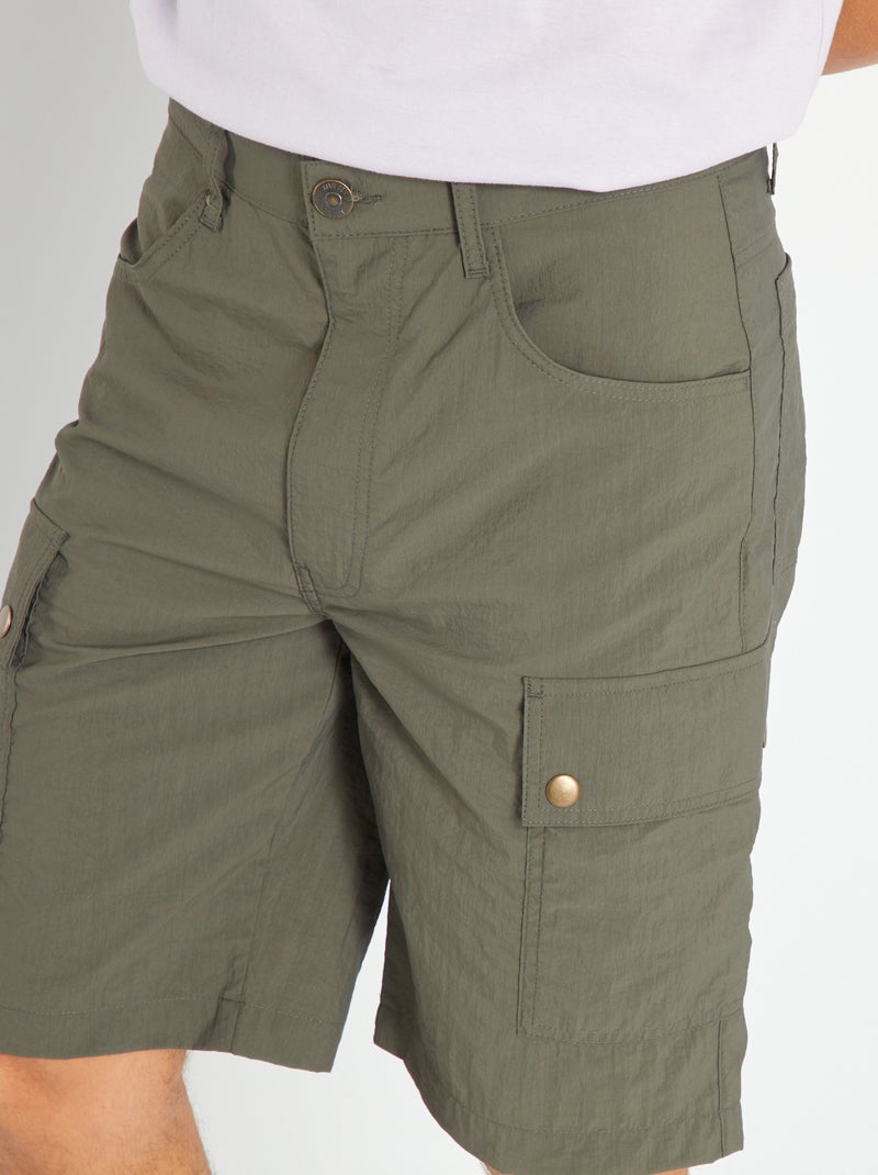 Bermuda in tela parachute - KAKI - 22.00€ - Kiabi