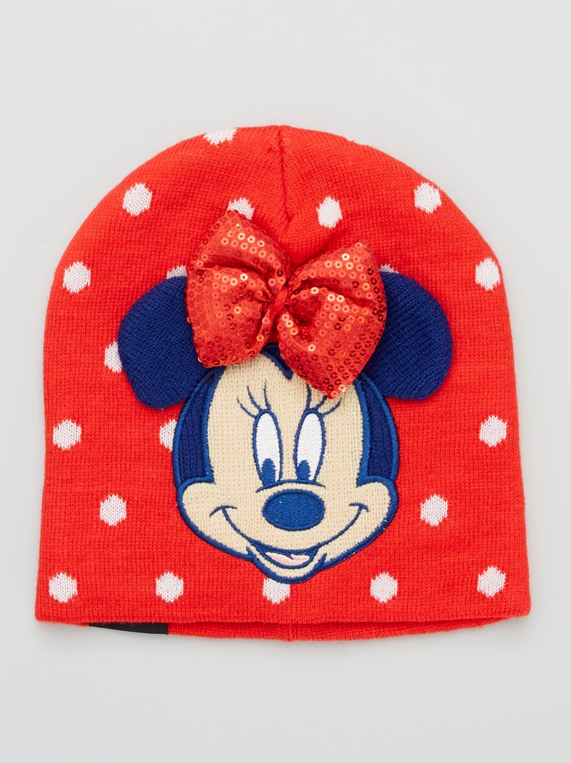 Berretto 'Minnie' 'Disney' - rosso - Kiabi - 8.00€