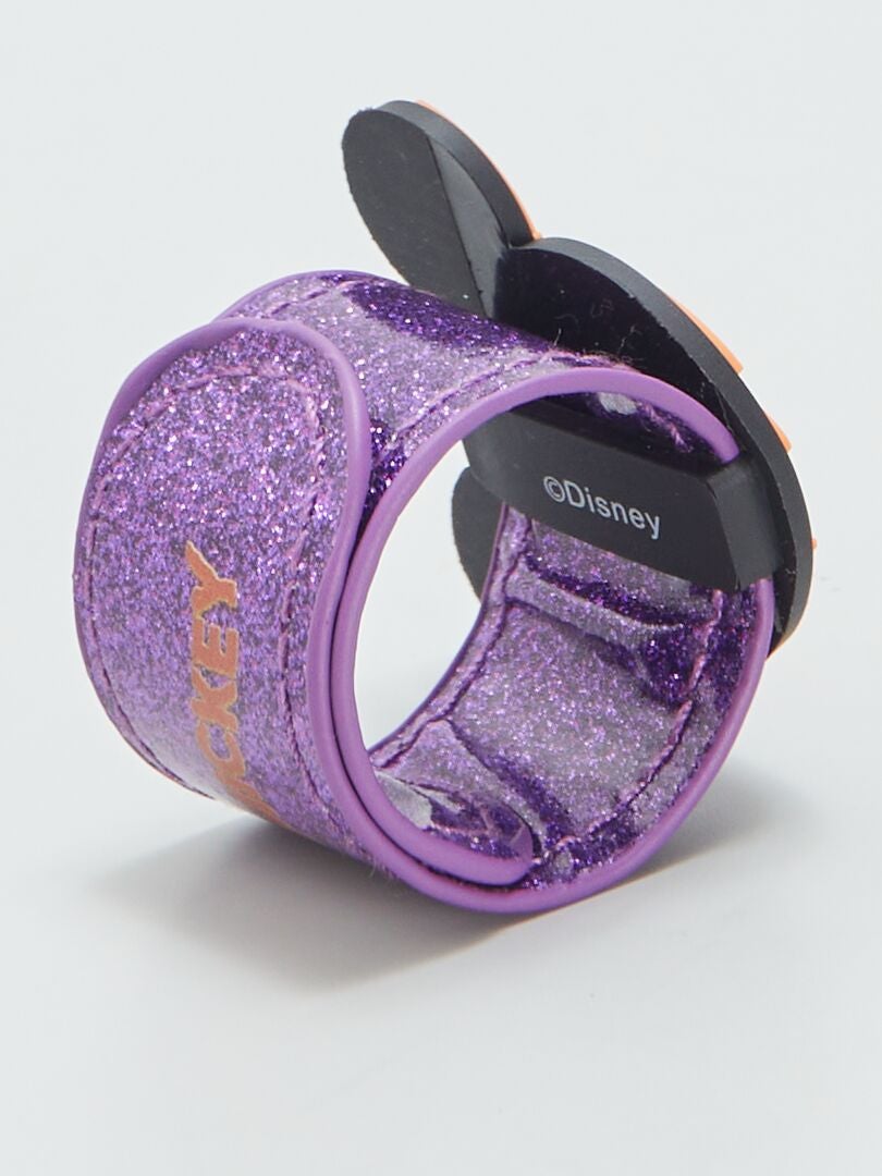 Bracciale clip clap 'Topolino' 'Halloween' - Viola - Kiabi - 3.50€
