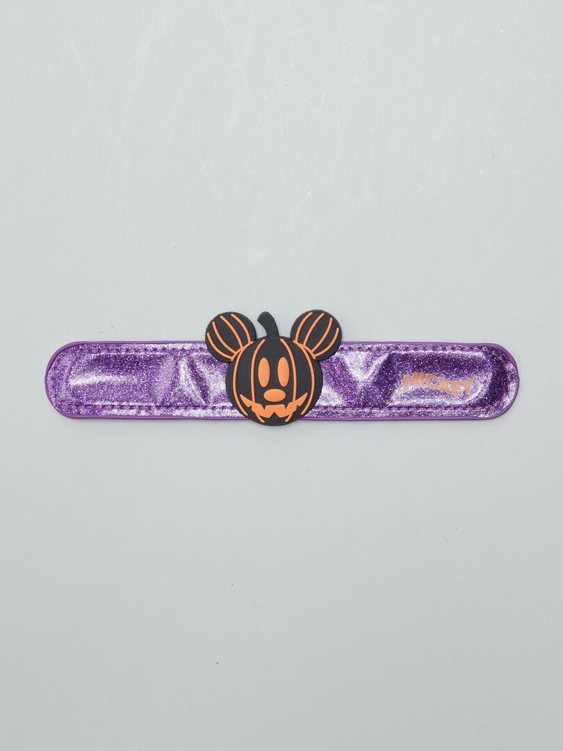 Bracciale clip clap 'Topolino' 'Halloween' - Viola - Kiabi - 3.50€