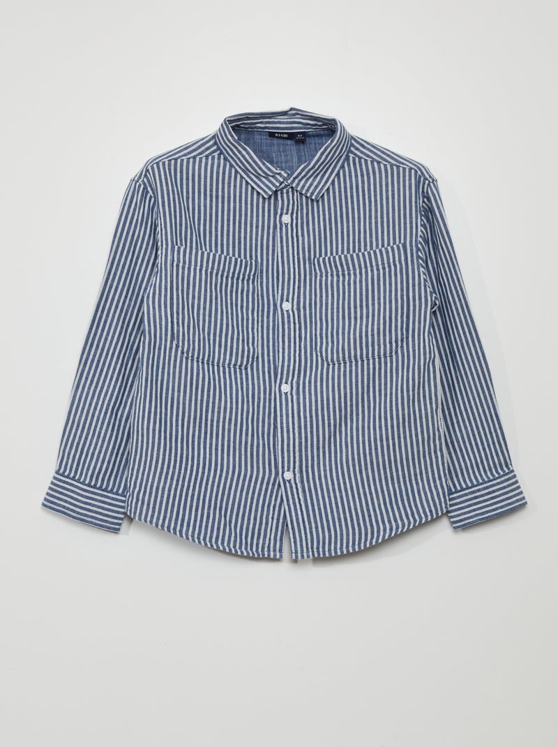 Camicia A Righe Blu Kiabi 1200€