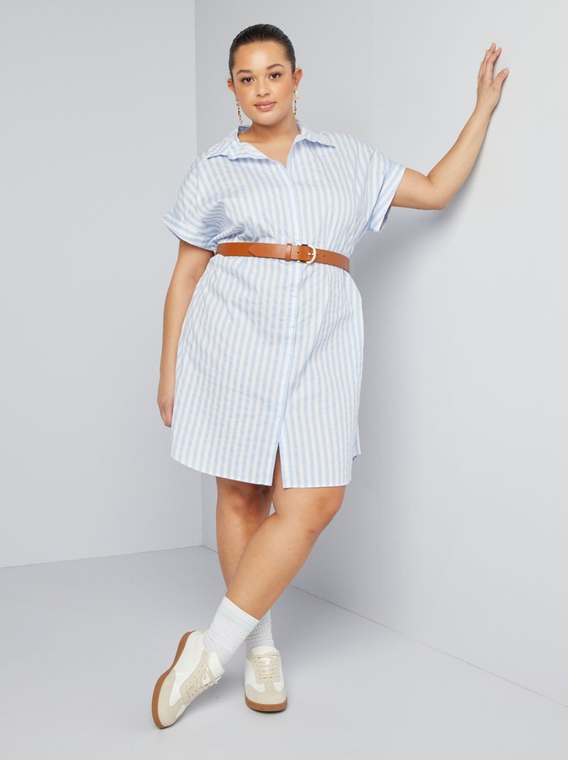 Camicia A Righe Blu Kiabi 2500€