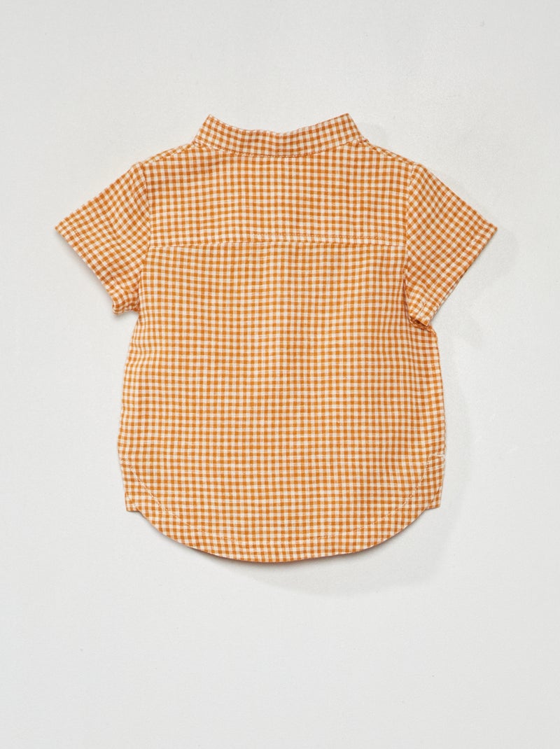 Camicia Con Collo Alla Coreana Bianco Kiabi 1000€