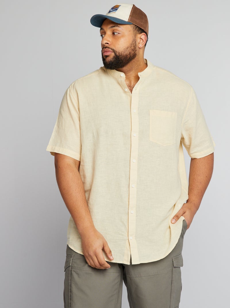 Camicia Con Collo Alla Coreana Bianco Kiabi 2000€