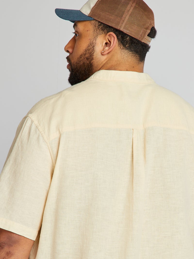 Camicia Con Collo Alla Coreana Bianco Kiabi 2000€