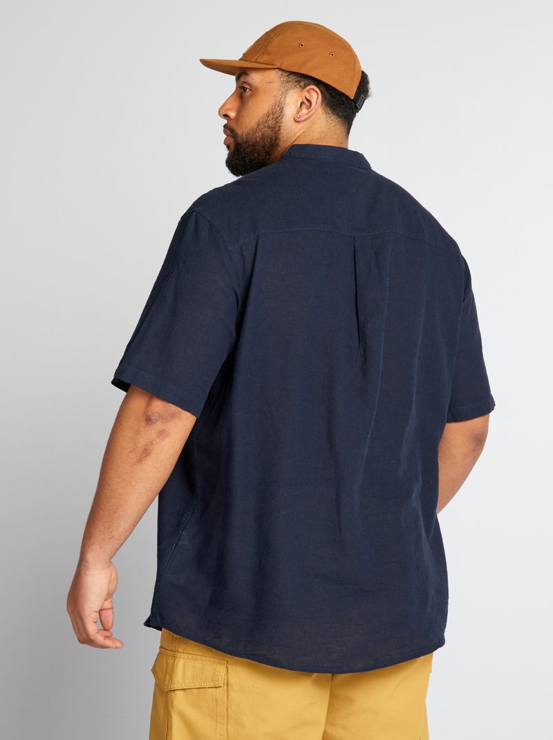 Camicia Con Collo Alla Coreana Blu Kiabi 1210€