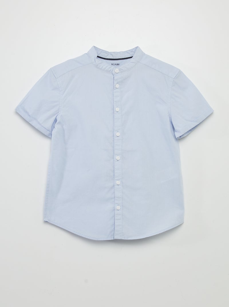 Camicia Con Collo Alla Coreana Blu Kiabi 800€