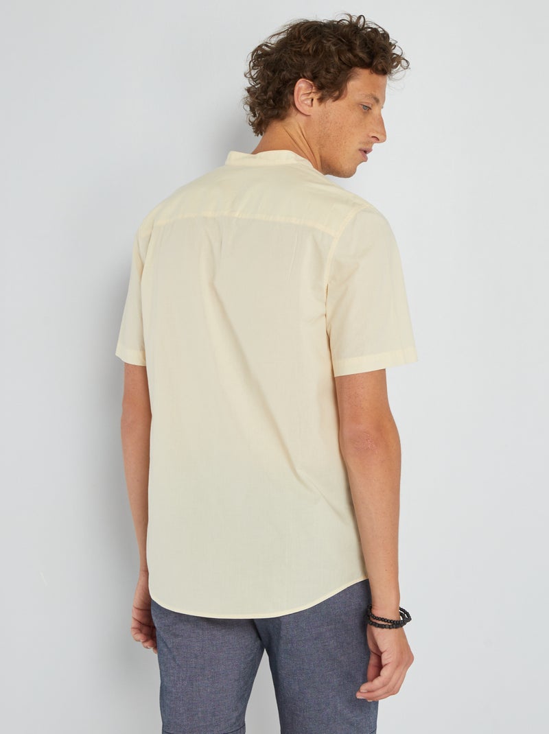 Camicia Con Collo Alla Coreana Giallo Kiabi 1500€