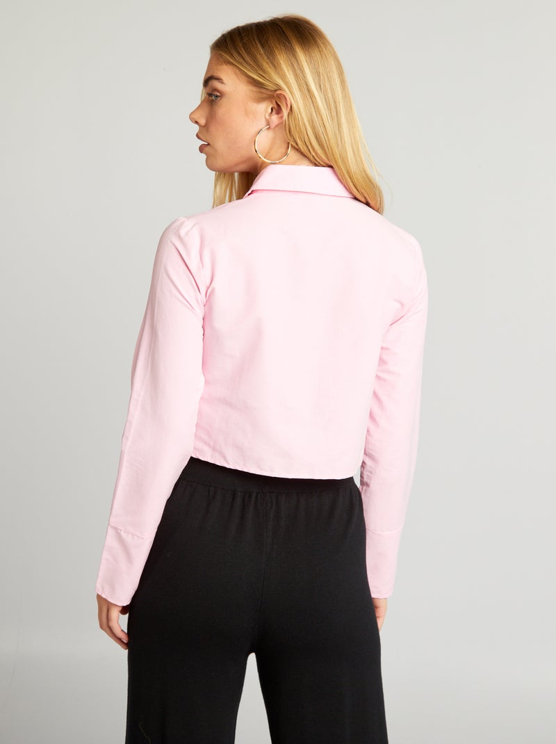 Camicia cropped - ROSA - Donna - 20.00€ - Kiabi
