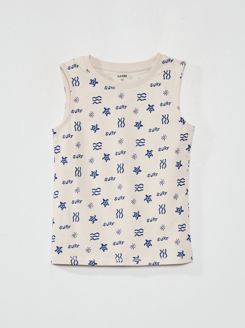 Canotte - BEIGE - 3.00€ - Kiabi