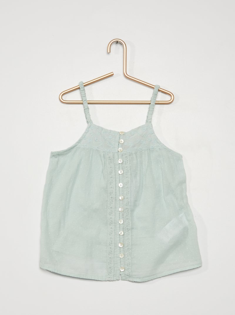 Canotte con plumetis - blu - 10.00€ - Kiabi