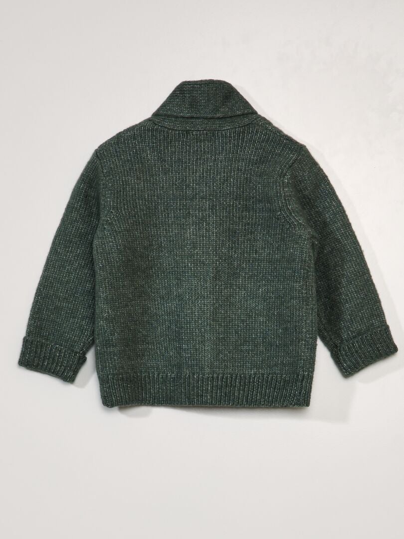 Cardigan in maglia fantasia - grigio verde - Kiabi - 12.00€ Cardigan in maglia fantasia - grigio verde - Kiabi - 12.00€