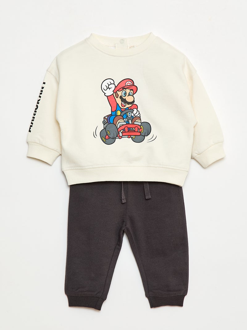 Completo 'Mario' 'Nintendo' in cotone - Bianco - Neonato - 22.00€ - Kiabi