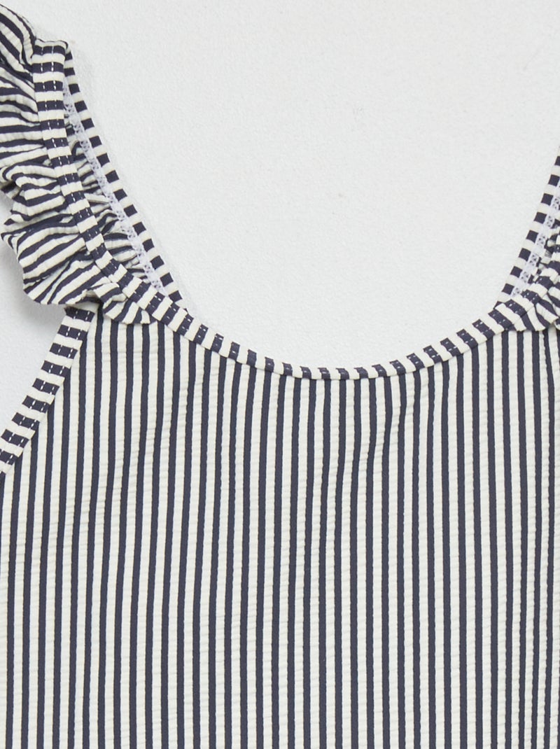 Costume intero a righe - BLU - 12.00€ - Kiabi