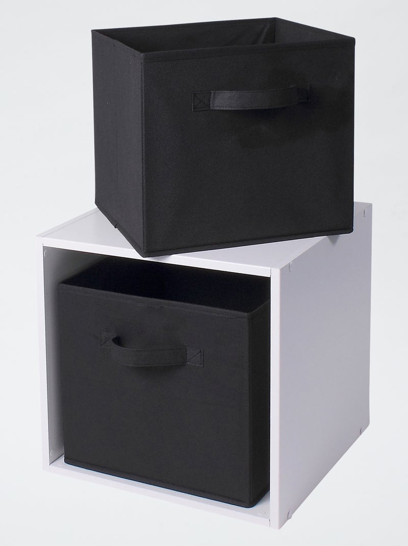 Cubo contenitore pieghevole - Nero - 4.00€ - Kiabi