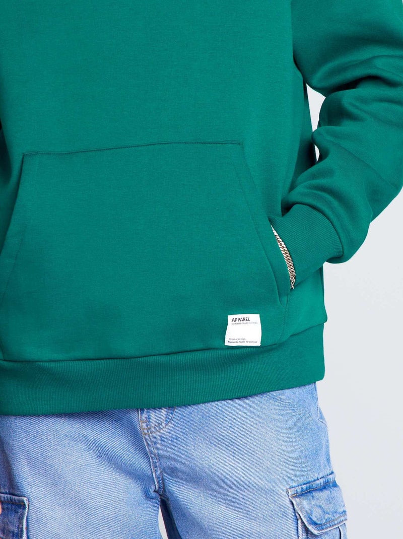 Felpa Con Cappuccio Verde Kiabi 1500€