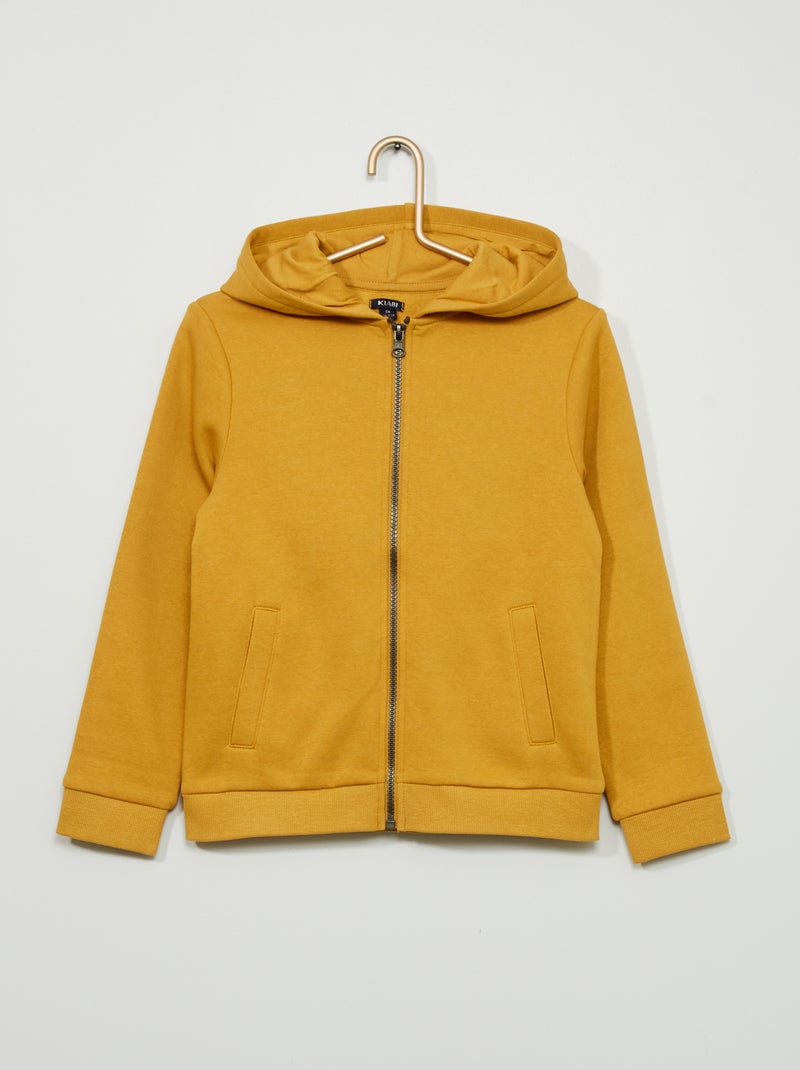Felpa con zip e cappuccio - Giallo senape - Kiabi - 8.00€ Felpa con zip e cappuccio - Giallo senape - Kiabi - 8.00€