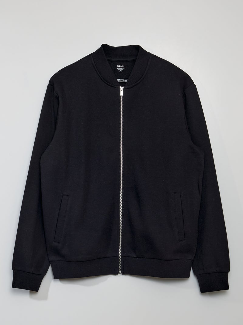 Felpa con zip - nero - 25.00€ - Kiabi