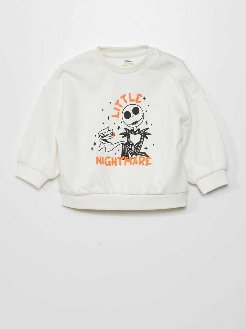 Felpa In Tessuto Felpato Halloween Bianco Kiabi 1000€