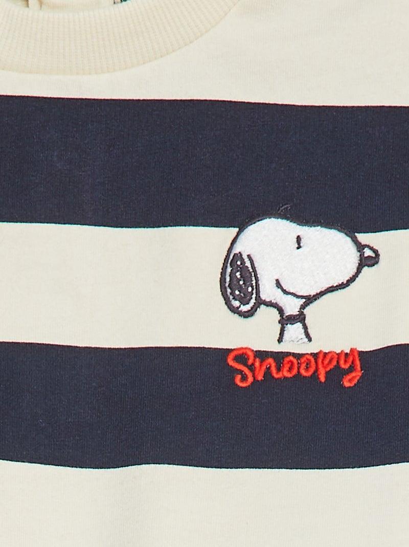 Felpa scollo tondo Snoopy - BLU - Neonato - 10.00€ - Kiabi