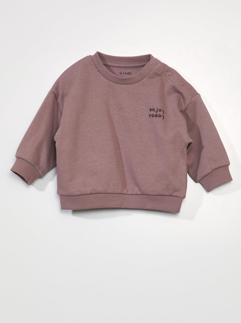 Felpa Unisex Oversize In Tessuto Felpato Viola Kiabi 700€