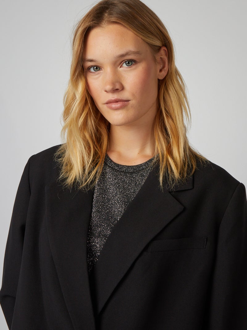Giacca blazer a doppiopetto - nero - Kiabi - 35.00€ Giacca blazer a doppiopetto - nero - Kiabi - 35.00€