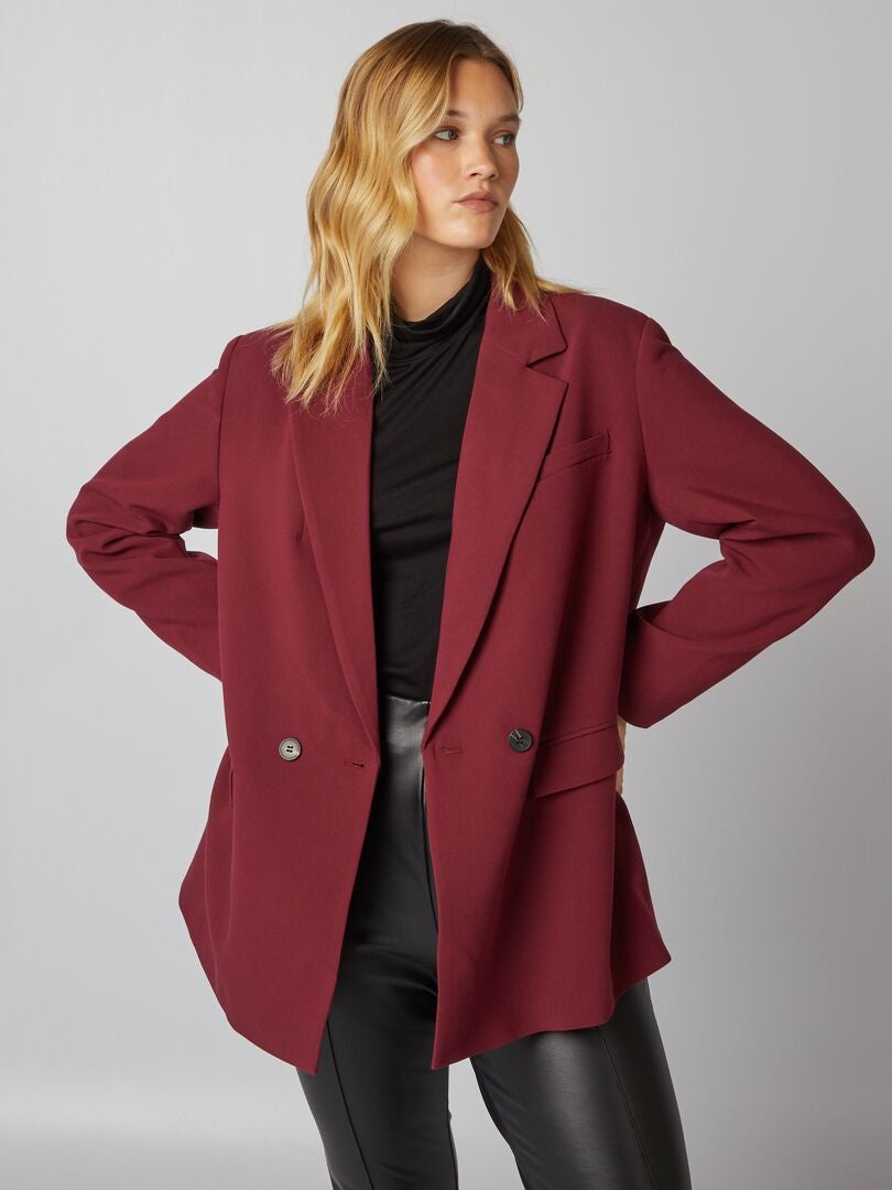 Giacca blazer a doppiopetto - ROSSO - Kiabi - 35.00€ Giacca blazer a doppiopetto - ROSSO - Kiabi - 35.00€