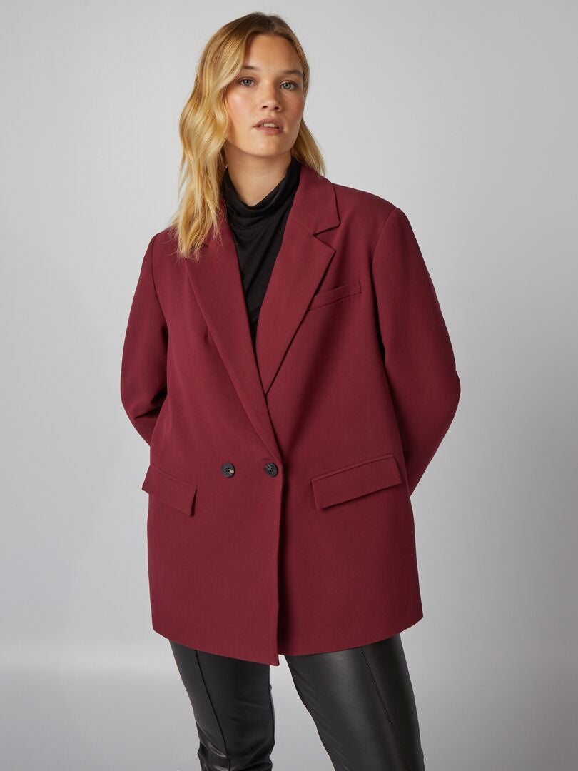 Giacca blazer a doppiopetto - ROSSO - Kiabi - 35.00€ Giacca blazer a doppiopetto - ROSSO - Kiabi - 35.00€