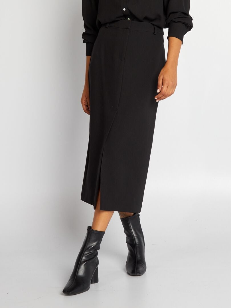 Gonna midi dritta - nero - Kiabi - 20.00€