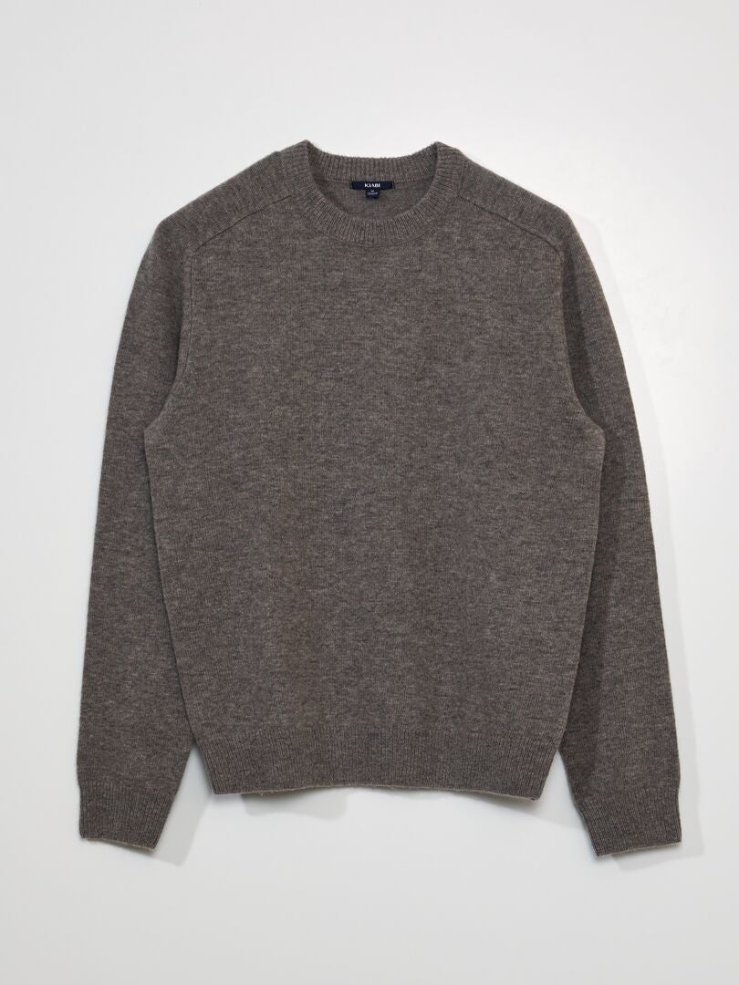 Maglione in lana scollo tondo - BEIGE - Kiabi - 29.00€ Maglione in lana scollo tondo - BEIGE - Kiabi - 29.00€