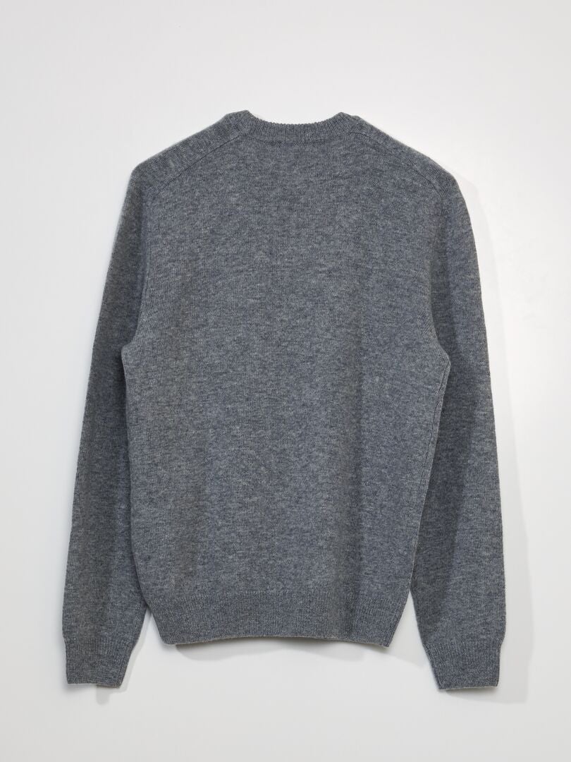 Maglione in lana scollo tondo - GRIGIO - Kiabi - 24.65€ Maglione in lana scollo tondo - GRIGIO - Kiabi - 24.65€