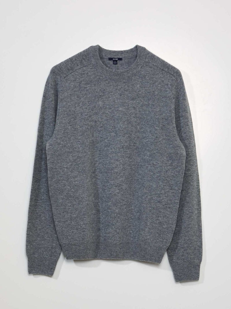 Maglione in lana scollo tondo - GRIGIO - Kiabi - 29.00€ Maglione in lana scollo tondo - GRIGIO - Kiabi - 29.00€