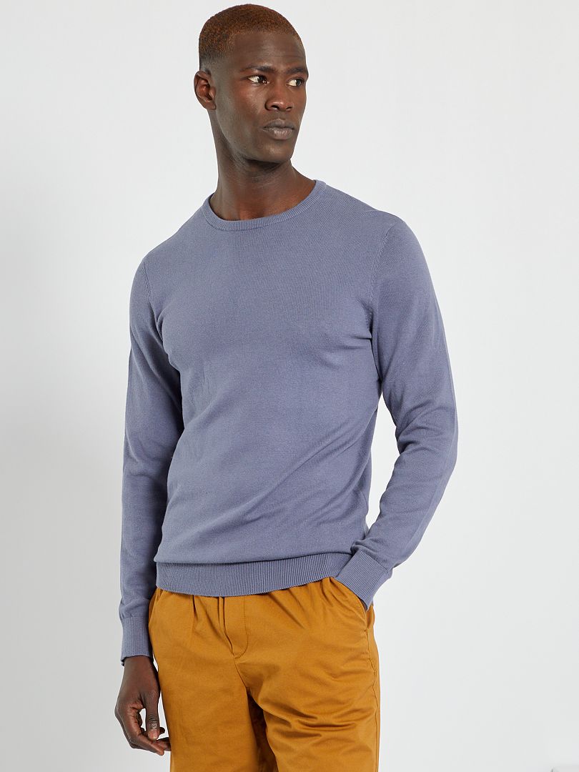 Maglione leggero scollo tondo - GRIGIO - Kiabi - 10.00€ Maglione leggero scollo tondo - GRIGIO - Kiabi - 10.00€
