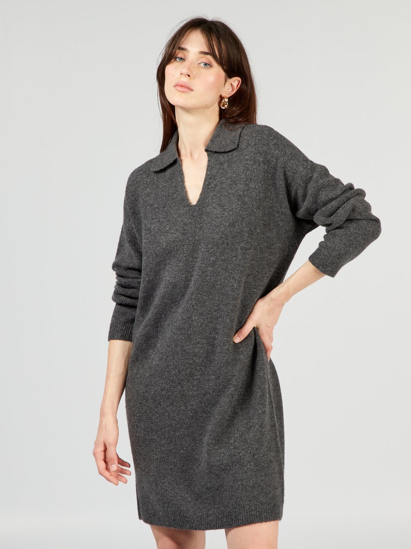 Maxi pull in maglia 'JDY' - GRIGIO - 27.00€ - Kiabi