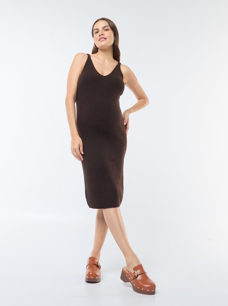 Maxi pull premaman 2 in 1 - Marrone - Premaman - Donna - 28.00€ - Kiabi