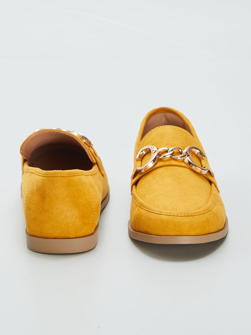Mocassini Con Fibbie Dorate Giallo Kiabi 1500€