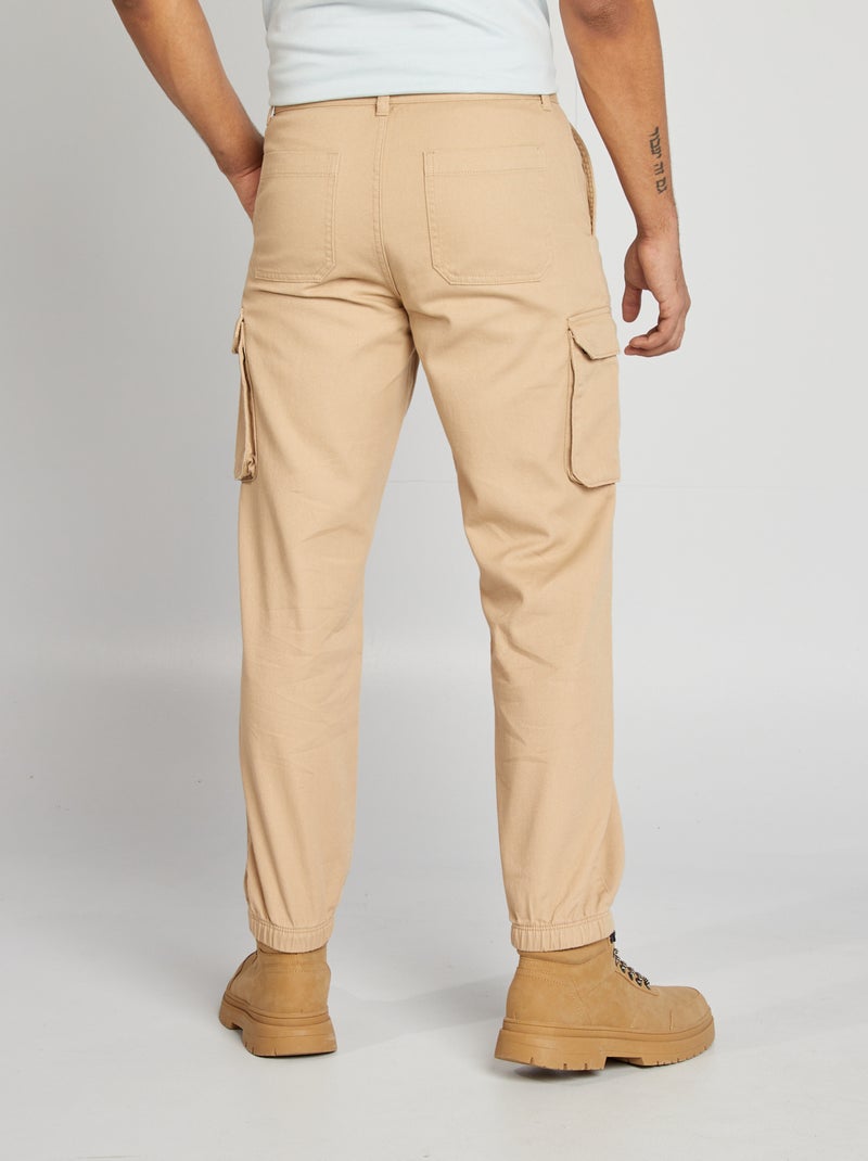 Pantaloni cargo - BEIGE - Uomo - 18.00€ - Kiabi