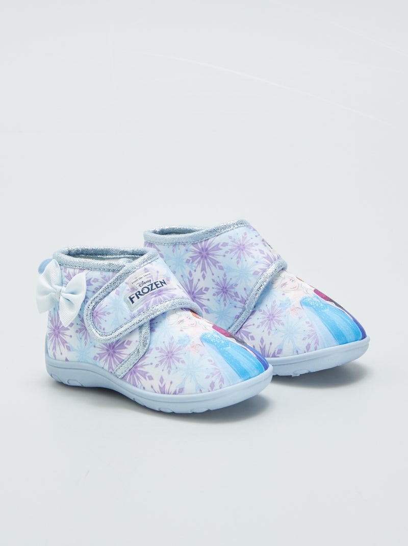 Pantofole alte con chiusure a strappo 'Frozen' - blu - 12.00€ - Kiabi