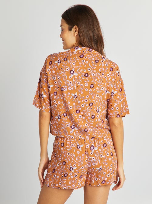 Camicia a fiori
