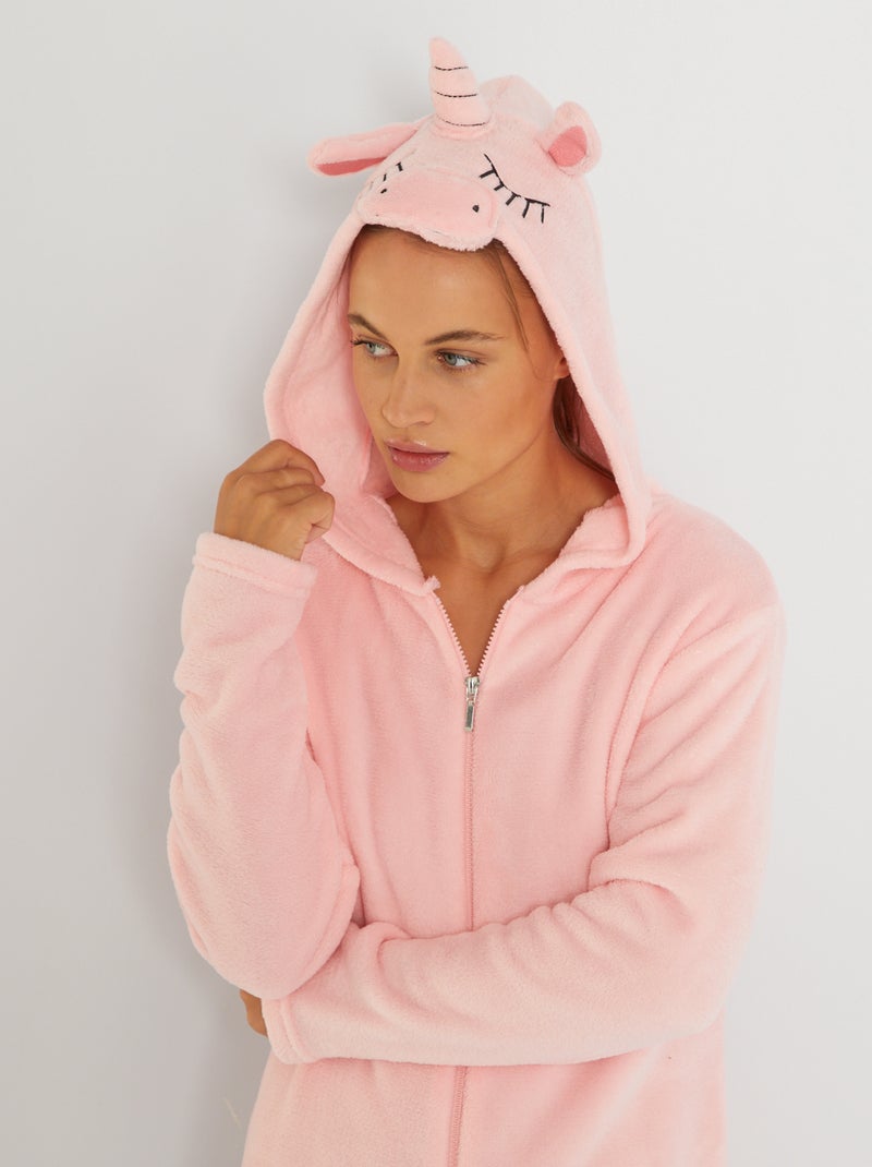 Pigiama tuta 'maiale unicorno' - ROSA - 24.00€ - Kiabi