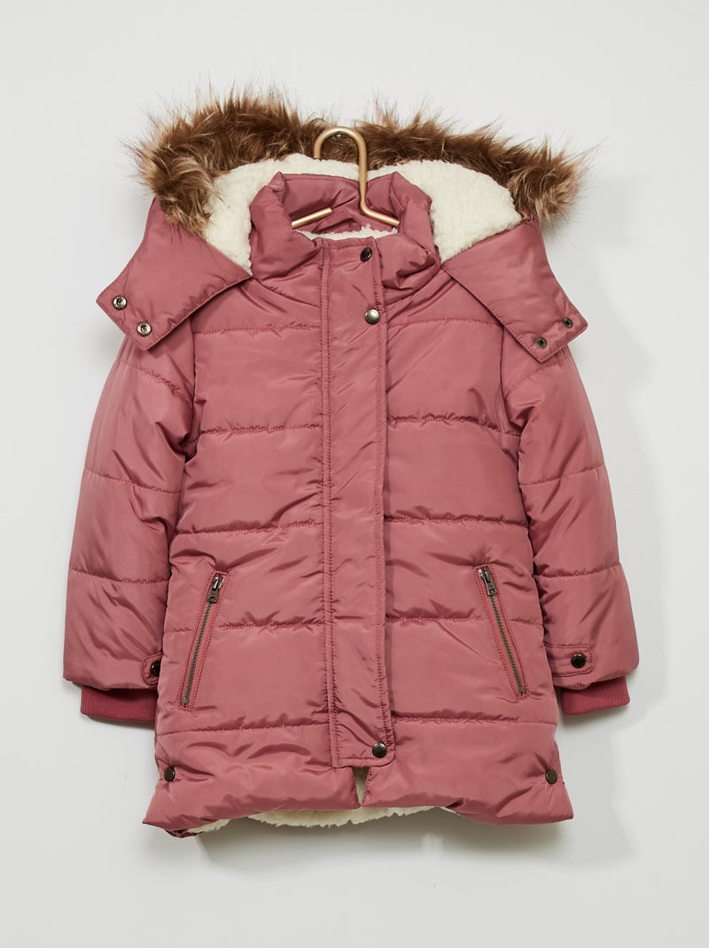 Piumino con cappuccio foderato - rosa - Kiabi - 35.00€ Piumino con cappuccio foderato - rosa - Kiabi - 35.00€