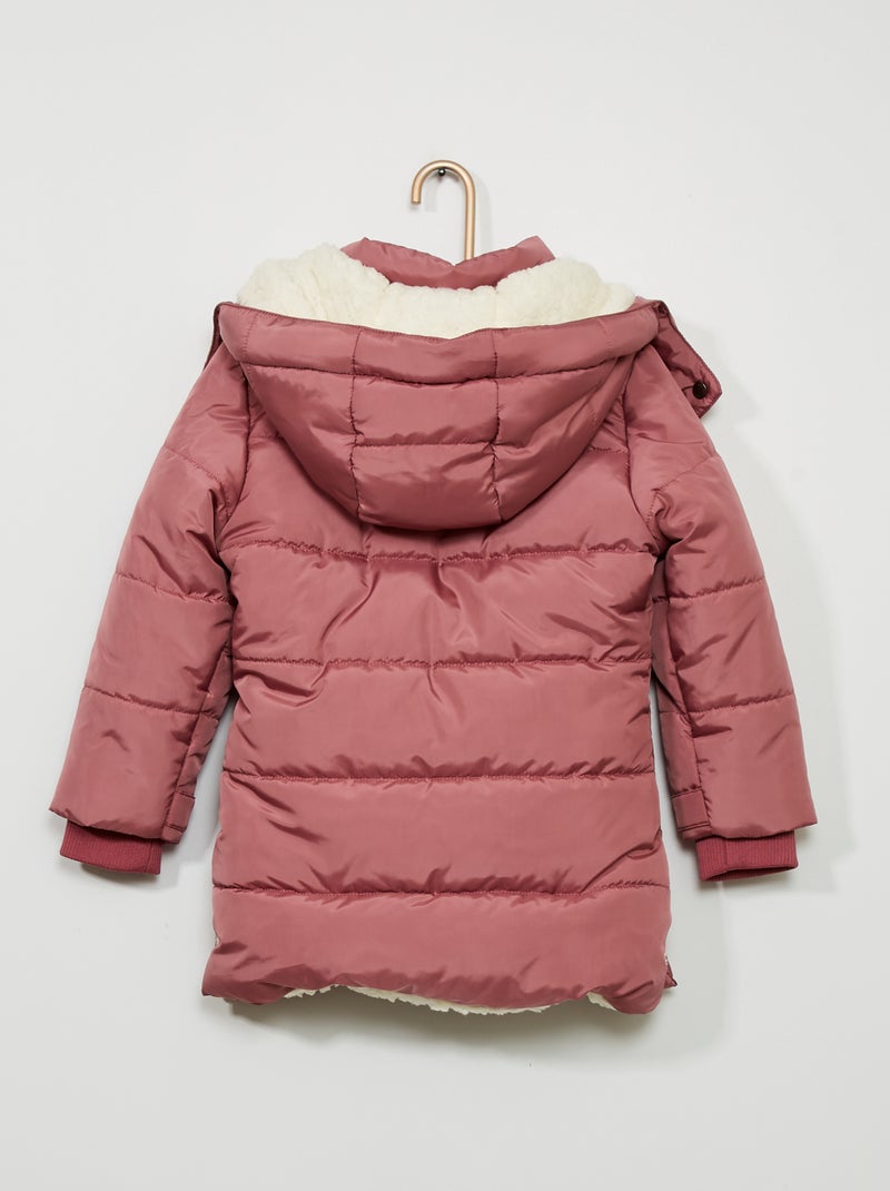 Piumino con cappuccio foderato - rosa - Kiabi - 35.00€ Piumino con cappuccio foderato - rosa - Kiabi - 35.00€