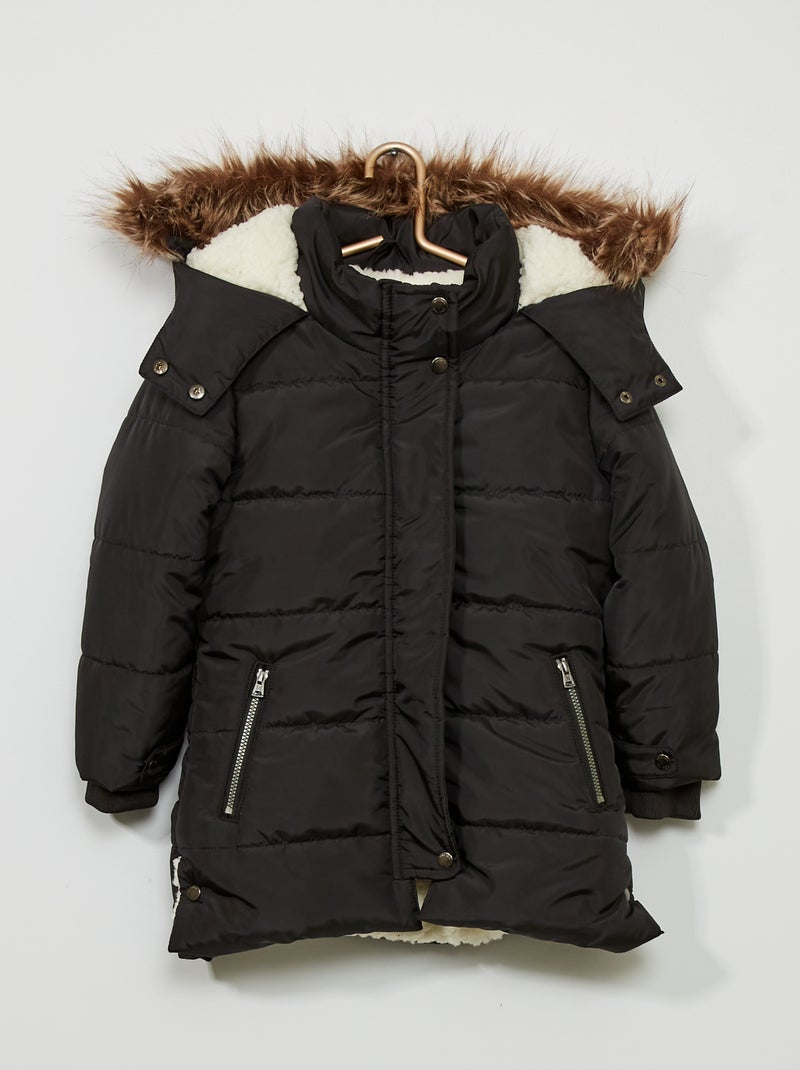 Piumino con cappuccio - nero - Kiabi - 35.00€ Piumino con cappuccio - nero - Kiabi - 35.00€