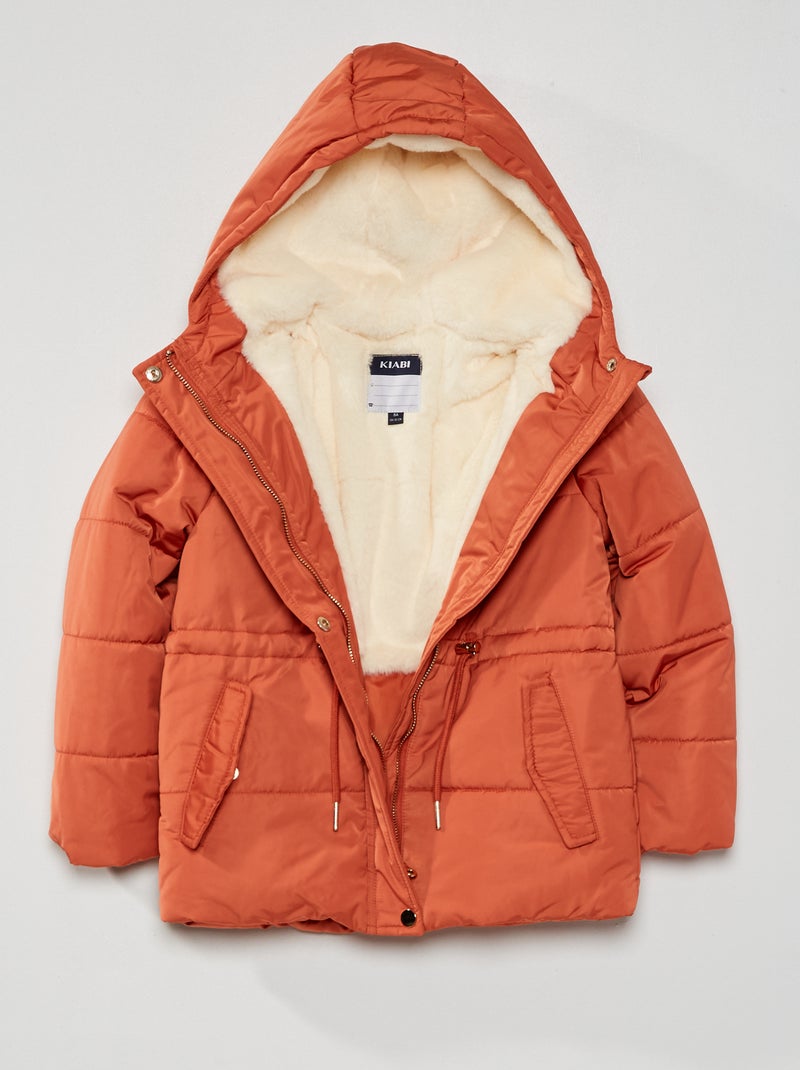 Piumino trapuntato con cappuccio foderato - ROSSO - Kiabi - 35.00€ Piumino trapuntato con cappuccio foderato - ROSSO - Kiabi - 35.00€