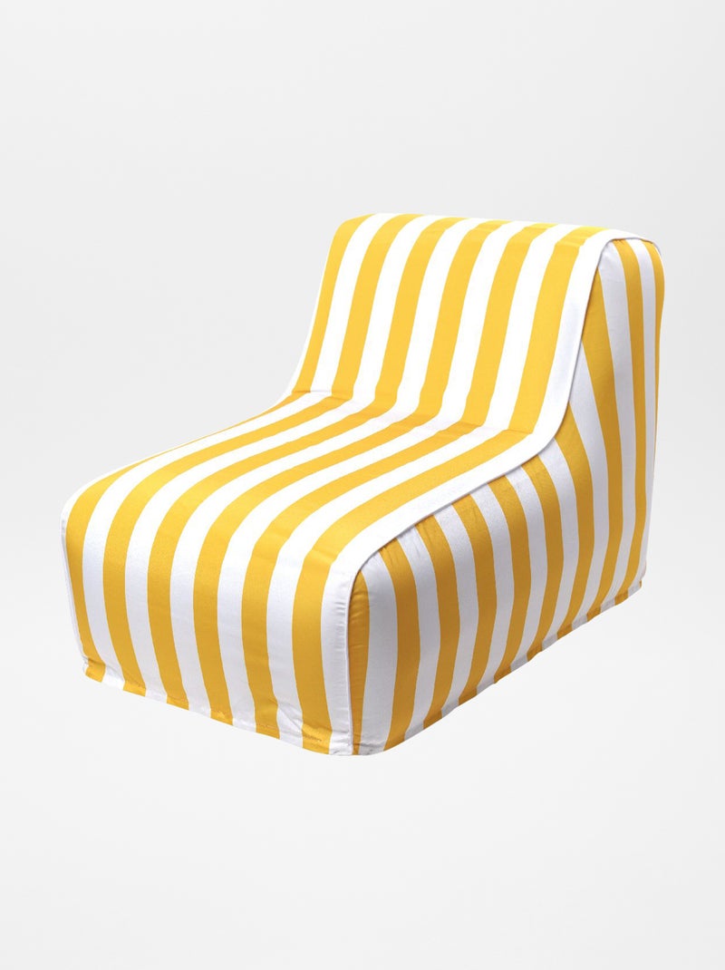 Poltrona gonfiabile a righe - GIALLO - 35.75€ - Kiabi
