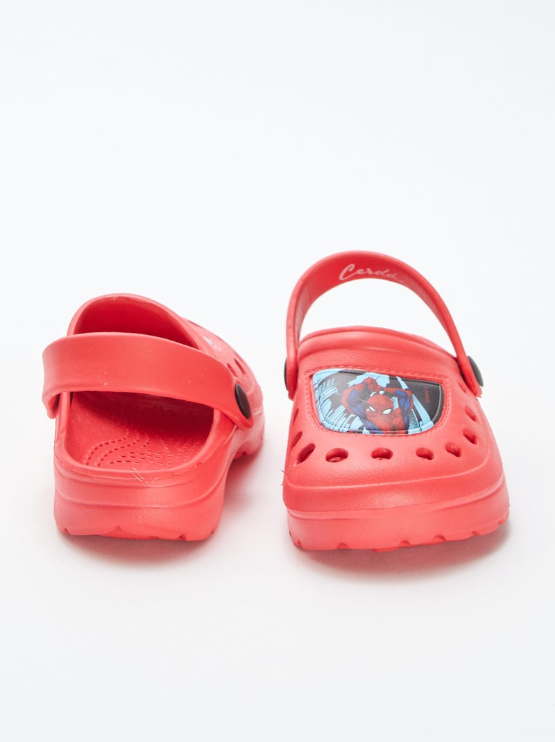 Sabot in plastica preformata 'Spider-Man' 'Marvel' - Rosso - Bambino ...