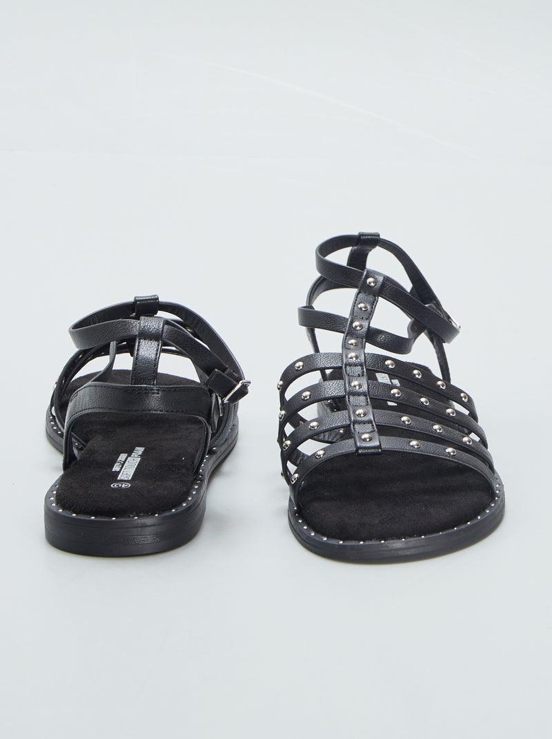 Sandali bassi con borchie - NERO - Donna - 26.00€ - Kiabi