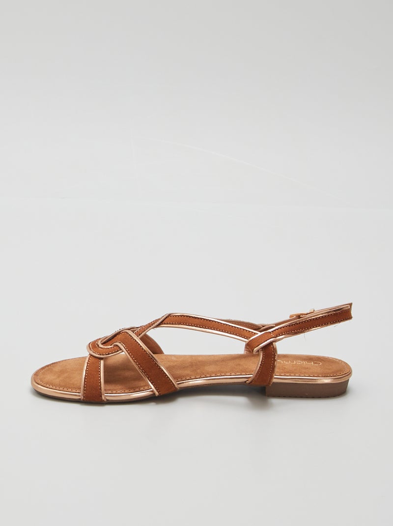 Sandali bassi - MARRONE - 18.00€ - Kiabi