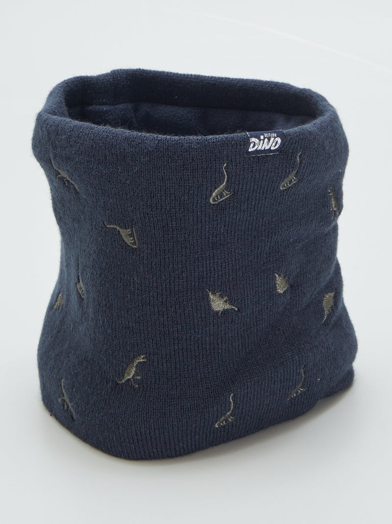 Sciarpa ad anello con stampa 'dinosauro' - BLU - 8.00€ - Kiabi