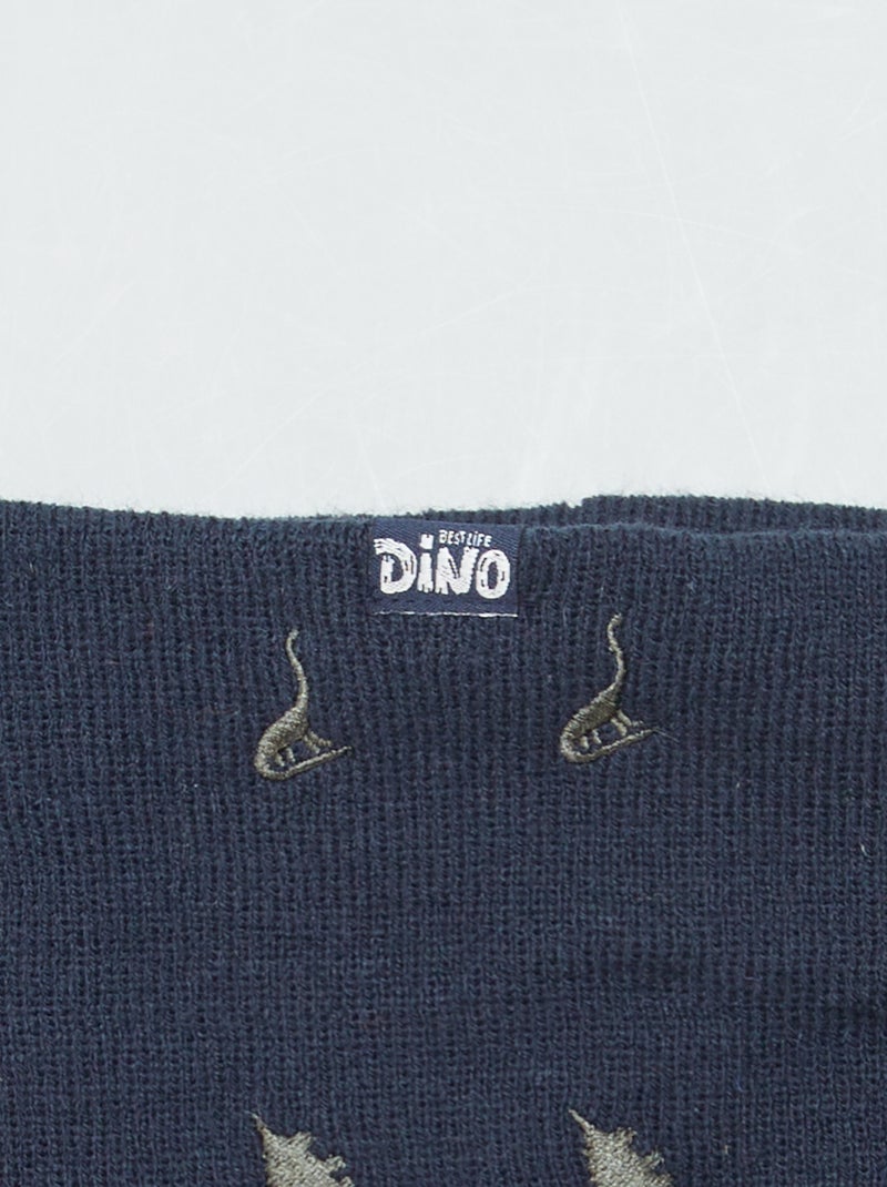 Sciarpa ad anello con stampa 'dinosauro' - BLU - 8.00€ - Kiabi